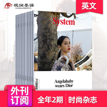 System Magazine 年订阅2期  英国时尚文化访谈杂志