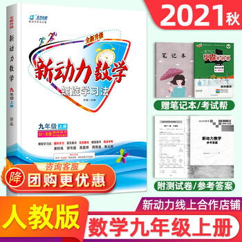 2021新版新动力数学九年级上册人教版RJ初中初三3数学课本同步练习册9年级数学重点难点专题强化训练