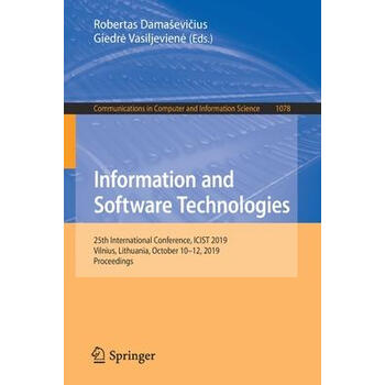 Information and Software Technologies: 25th Inte