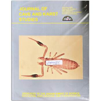 【单期可选】Journal of Cave and Karst Studies 美国岩洞知识与信息研 2020年12月刊