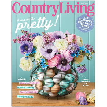 【单期可选】Country Living 乡村生活 2021年月刊 美国家居设计软装饰品杂志 2021年4月刊