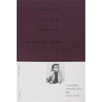 毁灭，她说[法]杜拉斯 马振骋 9787532743438