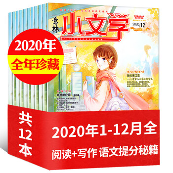 【全年珍藏】意林小文学杂志2020年1-12月共12本打包小学生中学生青春校园励志美文小说期刊