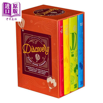 经典文学4本套装 发现 英文原版 Discovery Word Cloud Boxed Set