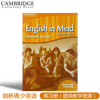 原版剑桥英语中学教材English in mind 第二版英版eim教材ket/pet考试官方青少版 starter/初级 单练习册