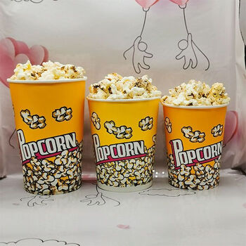 狮奥利兴爆米花纸杯大号一次性爆米花纸桶全套打包多规格28A整箱批发厂家 46盎司100只【图片 价格 品牌 报价】-京东