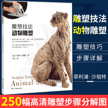 雕塑技法 动物雕塑 王戈 抽象雕塑艺术书籍 雕塑技法书 泥塑基础入门教材 动物泥塑技法书 泥塑自学教