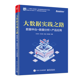 正版 大数据实践之路：数据中台+数据分析+产品应用 数据库 电子工业出版社