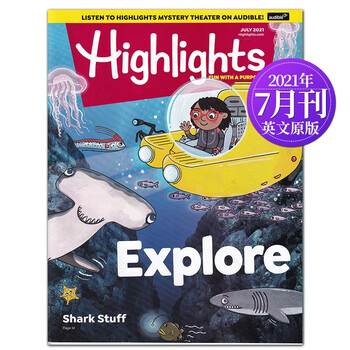 【点读版/送音频】Highlights for Children 美国版英语英文少儿育儿读物期刊杂志 2021年7月刊