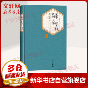 童年 在人间 我的大学 名著名译丛书 人民文学出版社