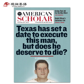 【单期可选】American Scholar 美国学者文化教育研究 2020年春夏秋冬季刊 2020年冬季刊