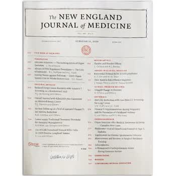 【单期可选】New England Journal of Medicine 2020/21年 新英格 2020年2月6日刊