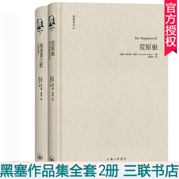  黑塞文集2册  流浪者之歌 荒原狼   黑塞作品集黑塞全集诺贝尔文学奖作品集散文诗歌文集小