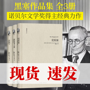 黑塞作品文集3册 在轮下+流浪者之歌+荒原狼 黑塞作品集黑塞全集诺贝尔文学奖作品集散文诗歌文集小说