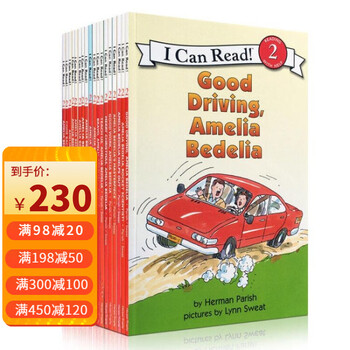 糊涂女佣 Amelia bedelia儿童英文英语原版绘本 I can read汪培珽推荐17册