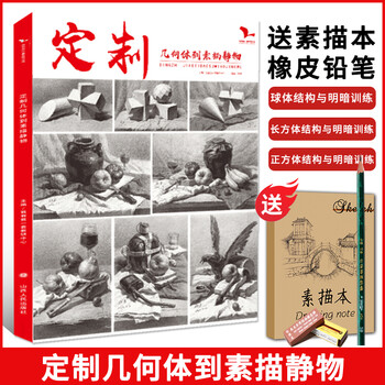 【】定制几何体到素描静物2021我有我一套郑勇 组合照片对画步骤解析完整稿范画临摹写生美术绘