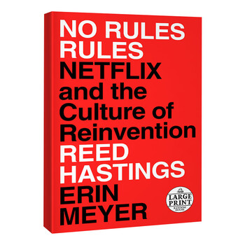 No Rules Rules Netflix英文原版 无规则的规则 不拘一格 网飞传奇 公司文化的重塑 樊登 曾鸣推荐 商业管理SN5416