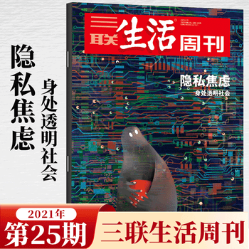 【赠宜兴别册】三联生活周刊杂志2021年第25期 隐私焦虑 身处透明社会 时事新闻生活·读书期刊图书
