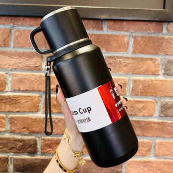 特百惠（Tupperware）2023年新款316不锈钢水杯茶水分离保温杯男士便携高颜值女士杯子 全钢盖喝水316保温杯黑色800ml【图片 价格 品牌 报价】-京东