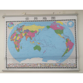 世界地图(筒装覆膜)