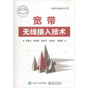 包邮 宽带无线接入技术 罗振东 等 编著 电子工业出版社
