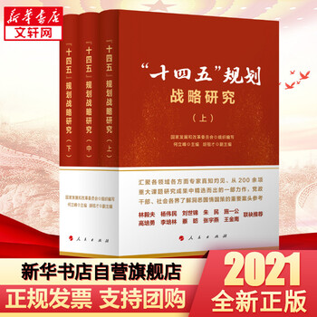 【正版包邮】十四五规划战略研究 全套三册2021新版 人民出版社 十四五规划辅导读本 党员干部党建书籍 图书