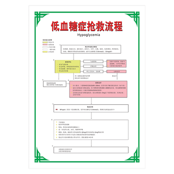 医院制度急救程序挂图过敏性休克抢救流程图示意图墙贴纸WSB169 WSB169-24 70*100cm  PP覆膜贴纸