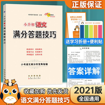 2021版小升初语文满分答题技巧毕业总复习解题方法技巧专项强化训练