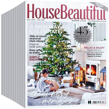 英国HOUSE BEAUTIFUL杂志 订购2022年 E37 住宅别墅 家具空间室内家装设计杂志