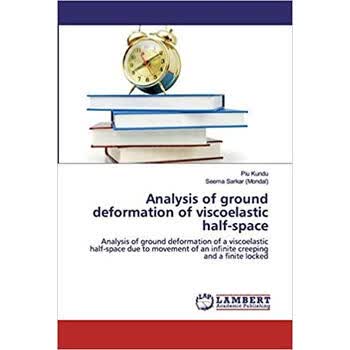 Analysis of ground deformation of viscoelastic h