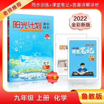 2022全彩版阳光计划 九年级 化学 鲁教