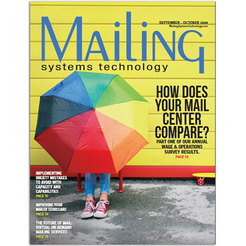 【单期可选】Mailing Systems Technology 2019/20/21年月刊 美国邮 2020年9/10月合刊