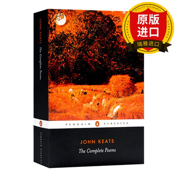 英文原版 The Complete Poems 济慈诗歌全集 John Keats 英文版 进口英语原版书籍