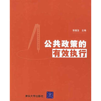 公共政策的有效执行 9787302139348