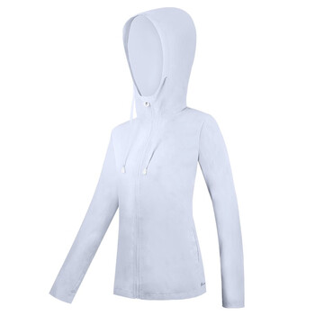 UV100防晒衣女春夏防紫外线皮肤衣户外透气轻薄连帽防晒服21561 浅灰色(指洞宽松款） M【图片 价格 品牌 报价】-京东