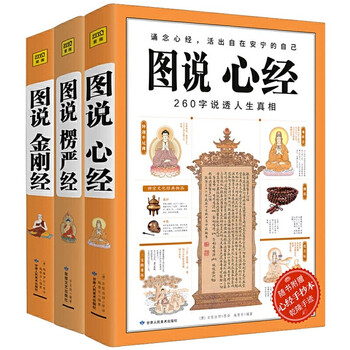 禅修国学经典：图说楞严经+心经+金刚经（图解版 套装全三册）