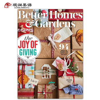 【单期可选】Better Homes And Gardens 美国美好住宅与庭园 2021月刊 2020年12月刊