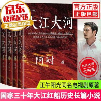 【正版包邮】大江大河四部曲 全套4册 阿耐著