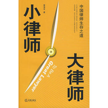 小律师 大律师【正版可开发票】