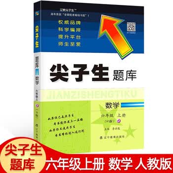 尖子生题库六年级上下册数学人教版+北师版2021小学6年级同步教材全解练习题资料天天练 上册数学（人教）
