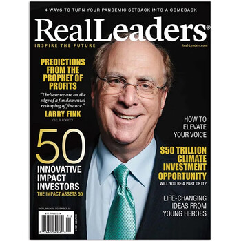 【单期可选】Real Leaders 2020/2021年秋季刊 美国金融商业财经杂志 2021年冬季刊