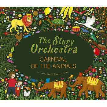 古典音乐发音书 The Story of Orchestra Carnival of the Animals 英文原版绘本 布封收藏版