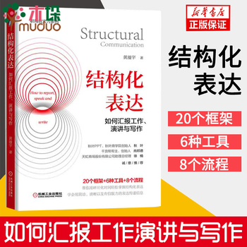 结构化表达(如何汇报工作演讲与写作)/职场软实力系列