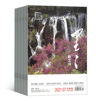 星星诗刊散文诗下旬刊 2022年7月起订全年订阅 1年共12期 散文诗歌刊物 诗歌品质每月快递
