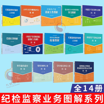纪检监察业务图解系列（全14册）中国方正出版社 八项规定精神政策\\\/巡视工作\\\/问责条例\\\/监察法图解