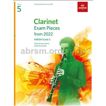 英皇考级2022年版单簧管考级作品1-7级一二三四五六七级Clarinet Exam Pieces英文原版2022年起用 单簧管五级Clarinet Exam Pieces
