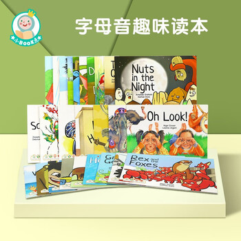 小BOOK点艾华自然拼读字母故事英语绘本ERA PHONICS:A TO Z英文原版音素启蒙可点读