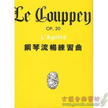 预售 进口原版书 钢琴流畅练曲 Le Couppey OP. 20 L' Agilit全音乐谱