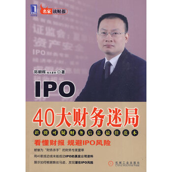 IPO 40大财务迷局【正版图书】