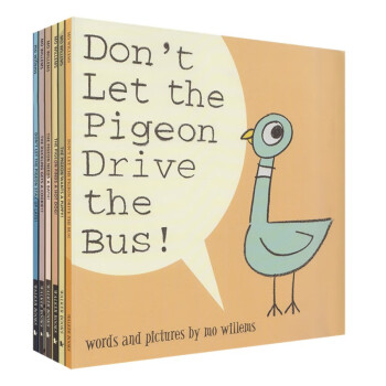 别让鸽子开巴士6册绘本套装Pigeon Series 6 Book Set 英文原版儿童绘本